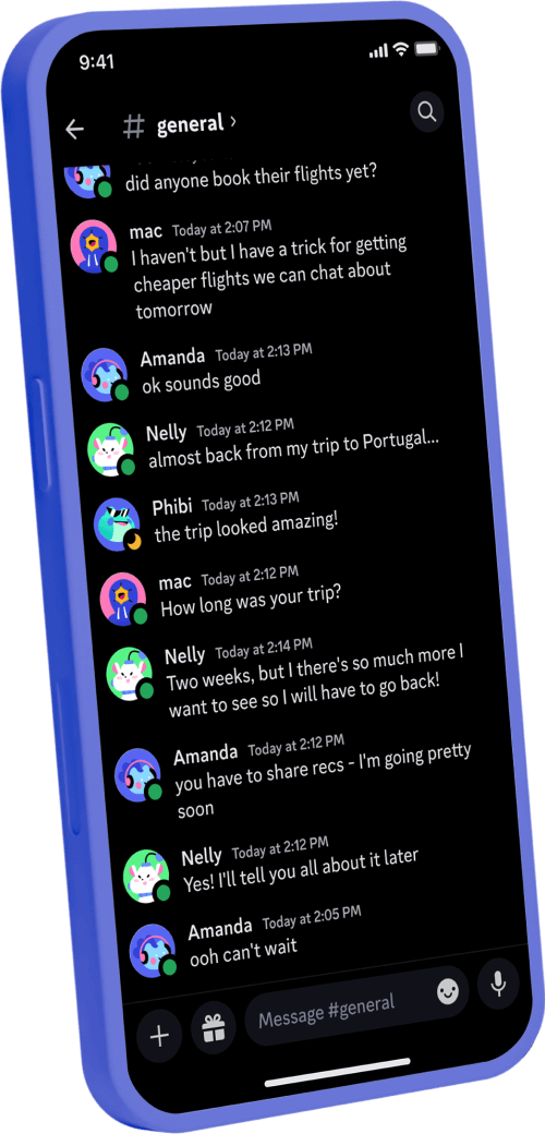Improved Mobile Experience Discord
